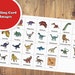 40 Dinosaur Bingo Game Prefilled Cards, PDF Printable, Instant Download ...