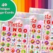 40 Mexican Fiesta Bingo Game Prefilled Cards, PDF Printable, Instant ...
