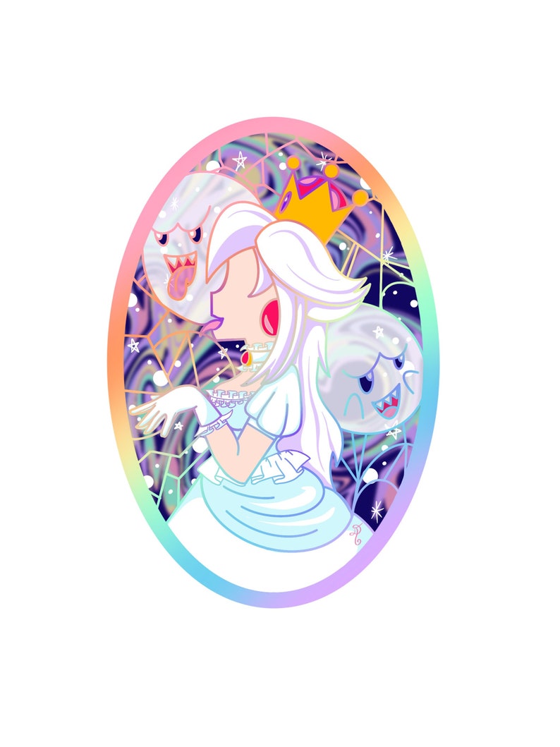 Boosette Stained Glass Holographic Vinyl Sticker - Etsy