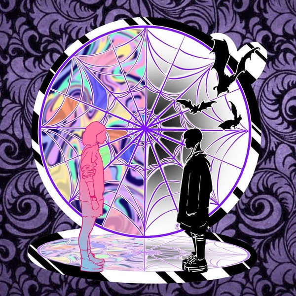 Wednesday Addams Stained Glass - Etsy