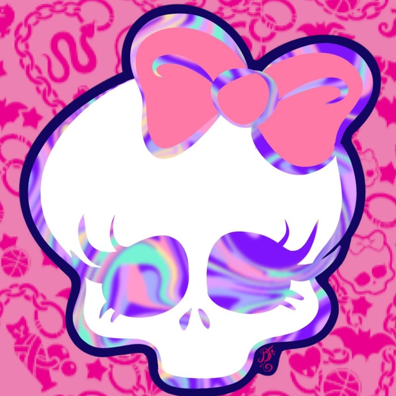Monster High Skull - Etsy