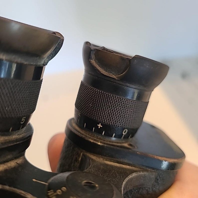 Antieke verrekijker Veldbril Carl Zeiss Wien Feldstecher - Etsy België