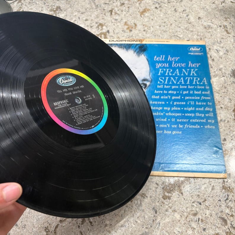 Frank Sinatra Tell Her You Love Her Vinyl Record LP Capitol Duophonic ...