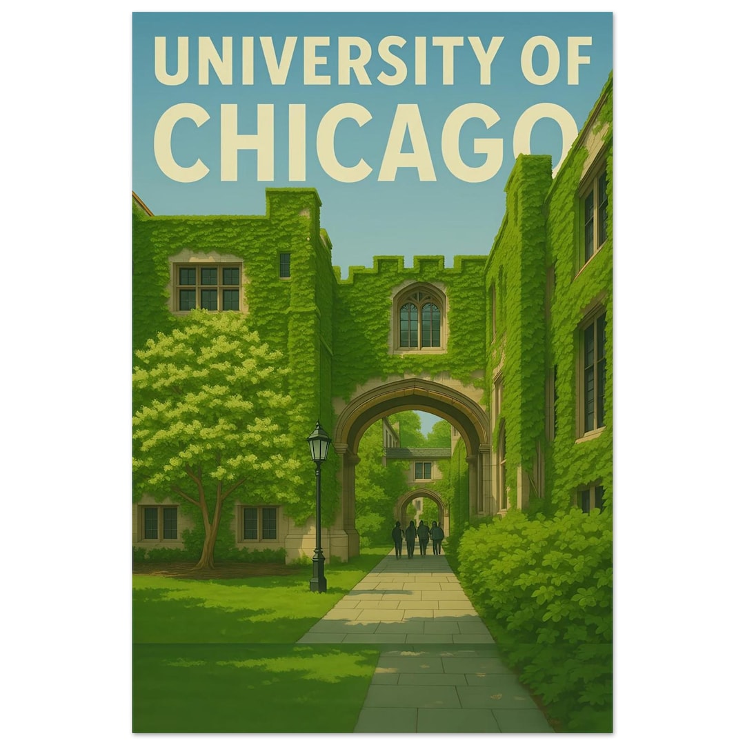 University of Chicago Wall Art - Etsy