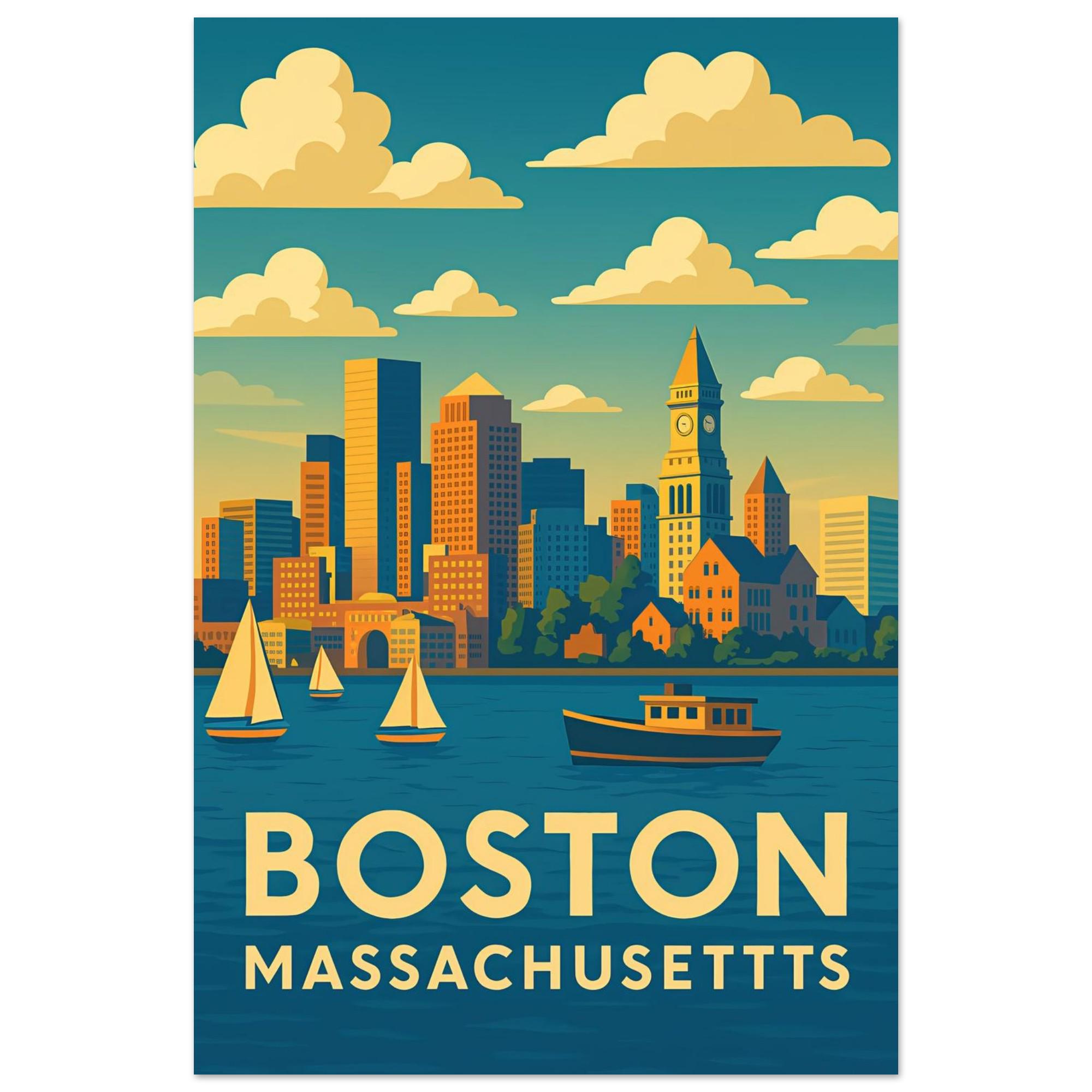 Boston, Massachusetts Wall Art - Etsy