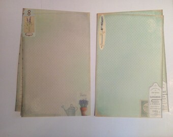 Lavender Writing Paper - Etsy