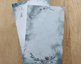 Watercolor Letter Writing Paper Stationery Sheets - Etsy