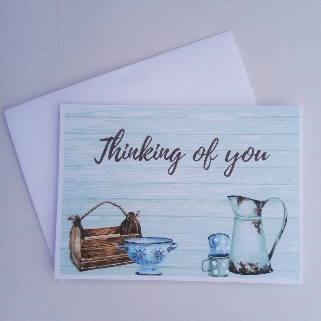 Kitchen Greeting Cards | A2 Size - 4.25x5.5" | Set of 6 | With ...
