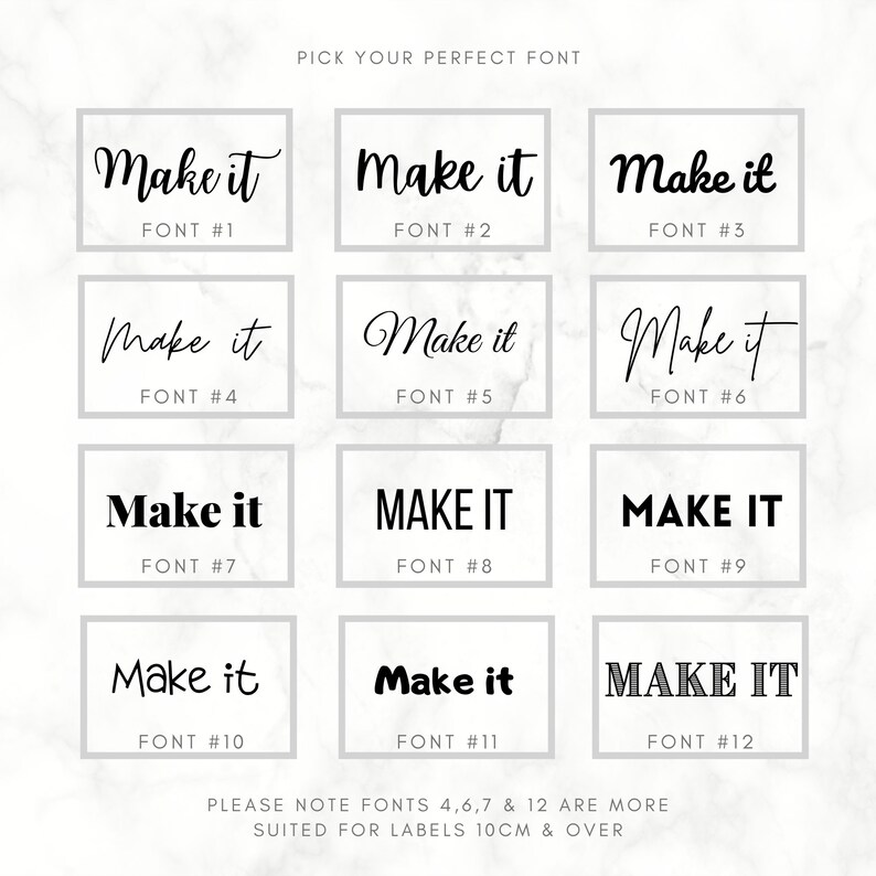 Personalised Vinyl Name Labels Custom Word Decals - Etsy UK