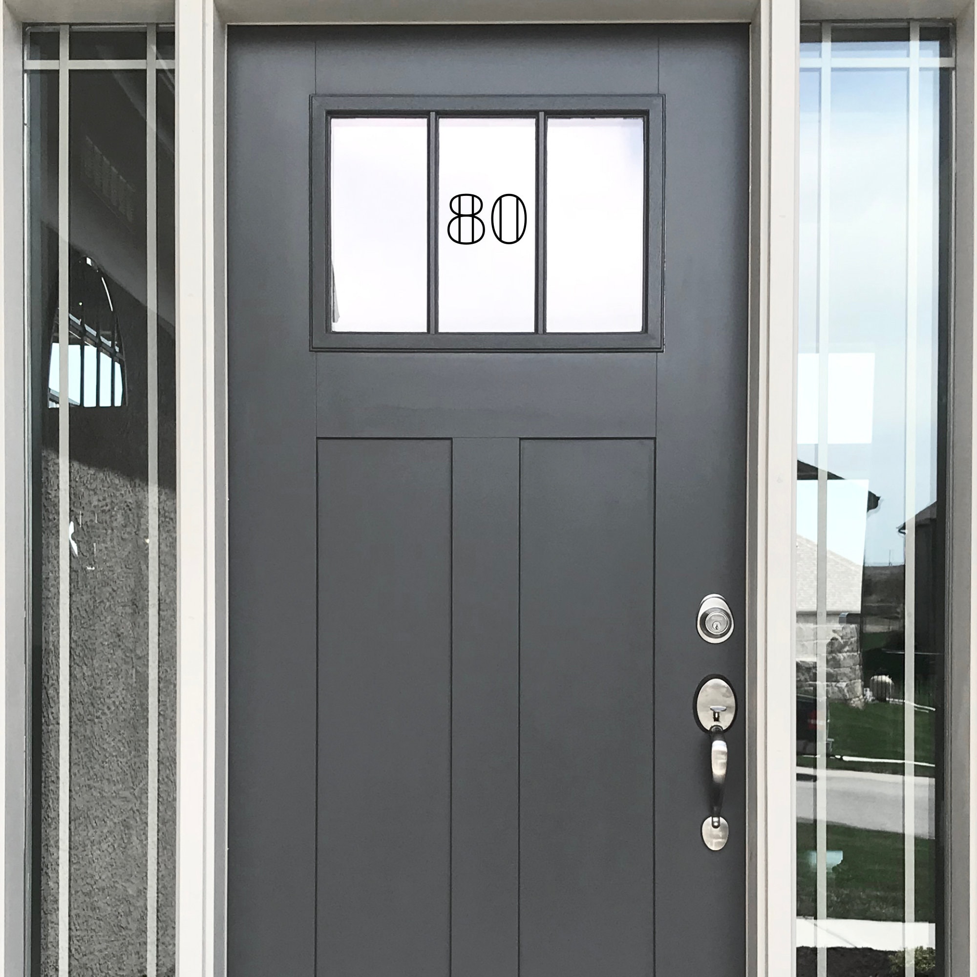 Number Vinyl Labels Custom Number Decals - Etsy UK