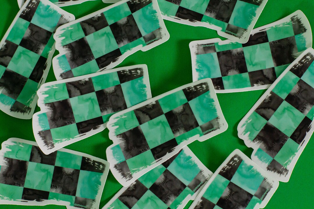 Hero Checkerboard Sticker - Etsy