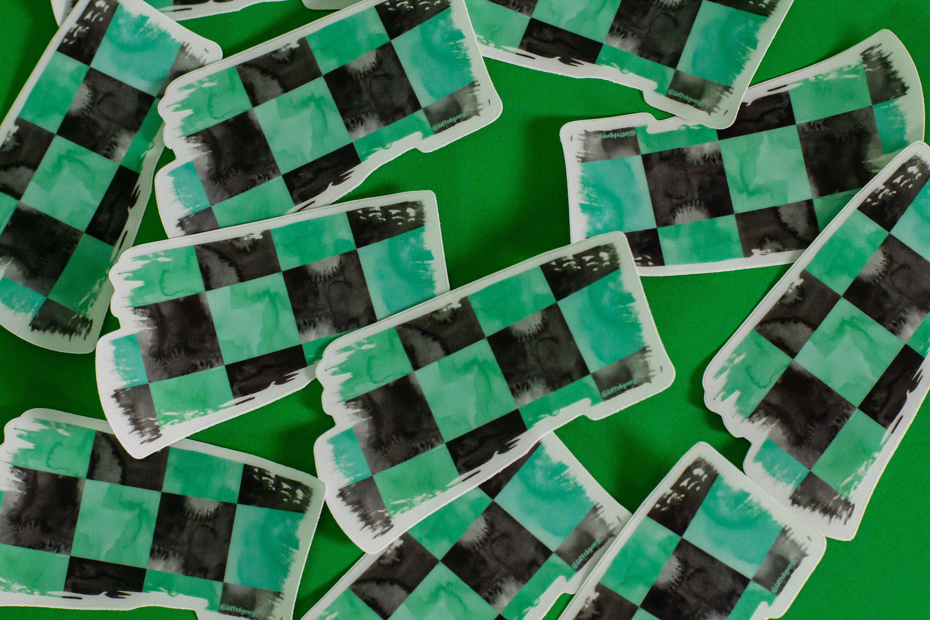 Hero Checkerboard Sticker - Etsy