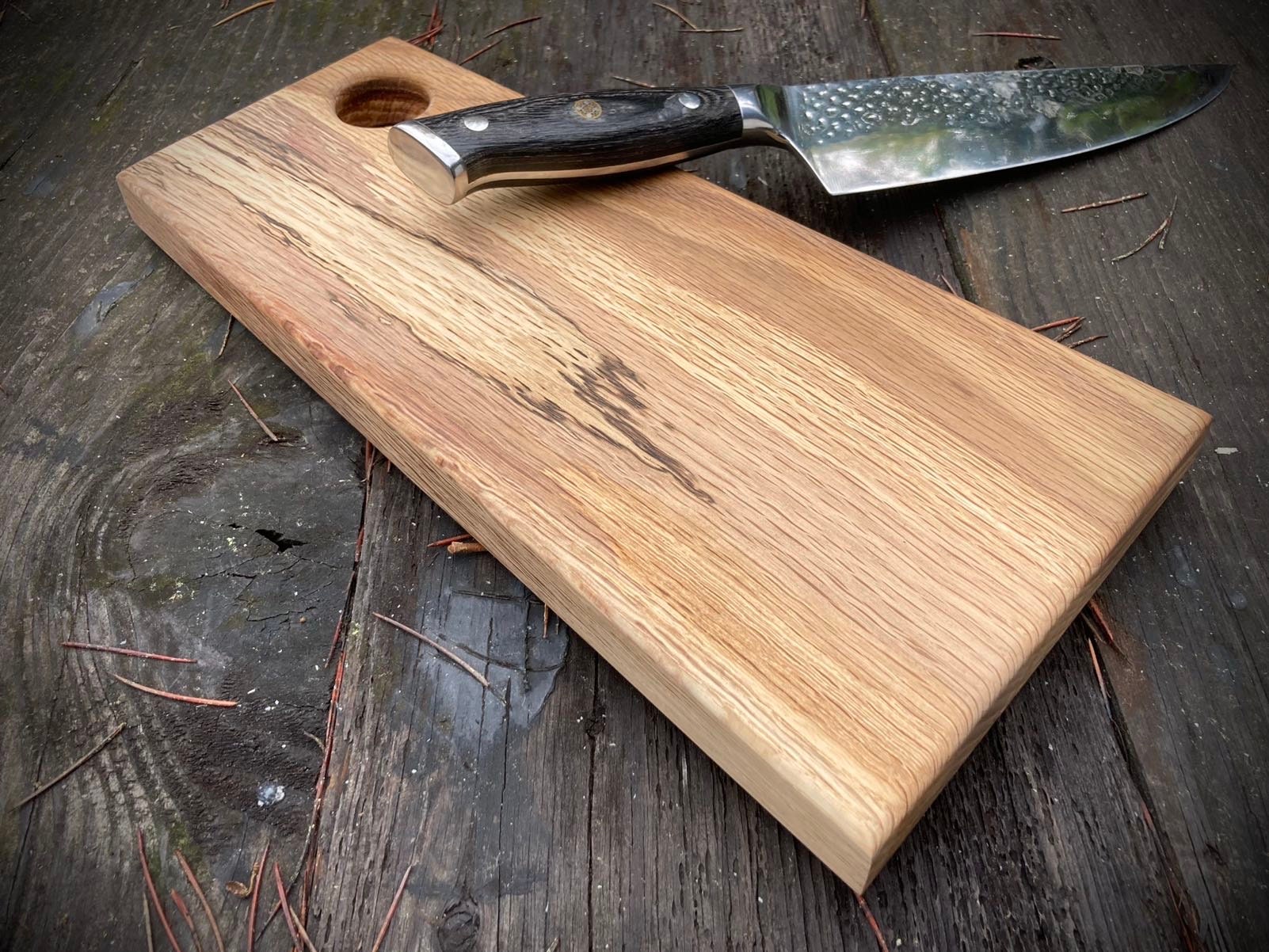 Salvaged Spalted White Oak Cheese Board - Etsy