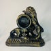 Lion Sculpture and Table Clock Lion Desk Clock for Table Decoration 2 ...