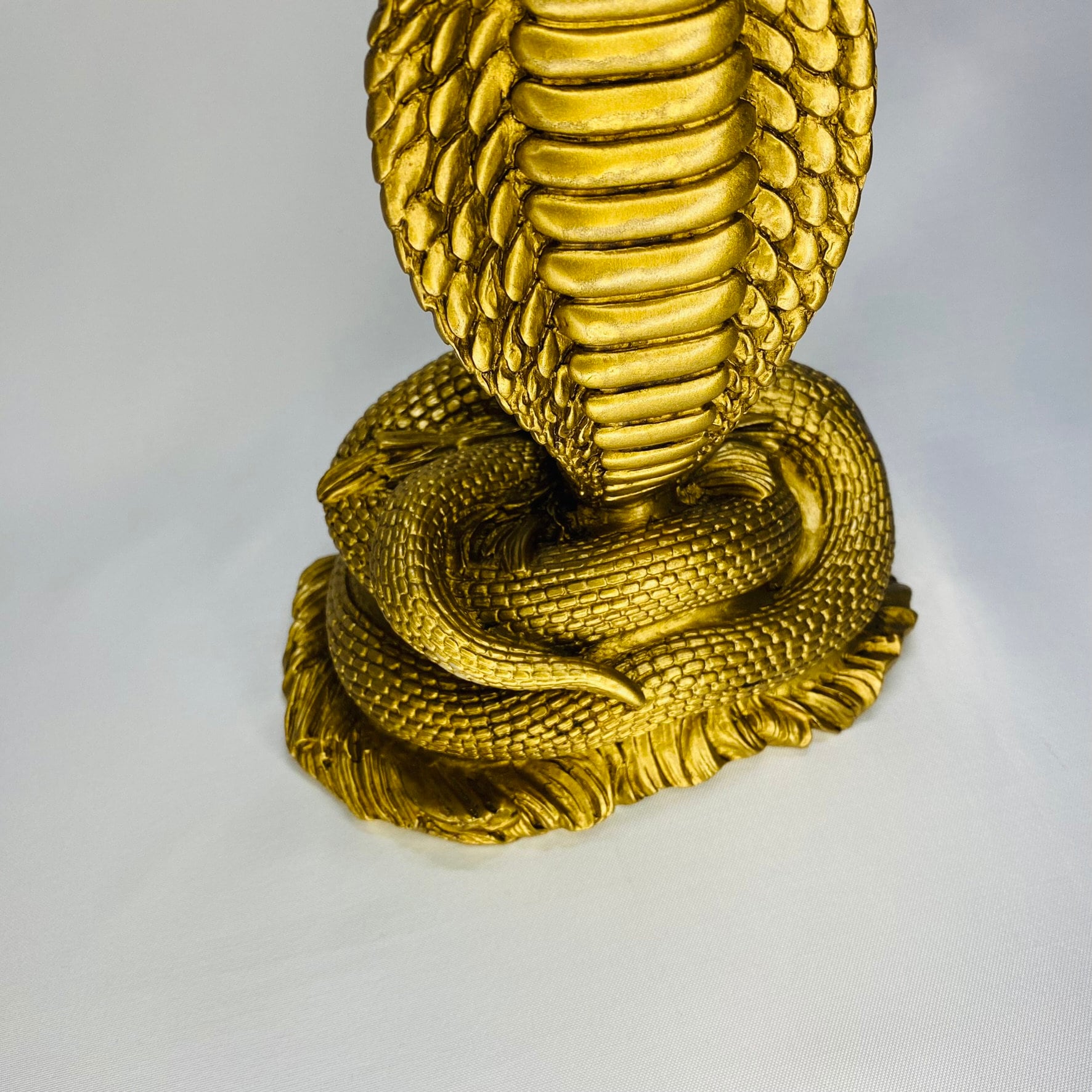 Antique Cobra Snake Sculpture, Statue Serpent Figurine for Home Decor ...