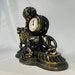 Lion Sculpture and Table Clock Lion Desk Clock for Table Decoration 2 ...