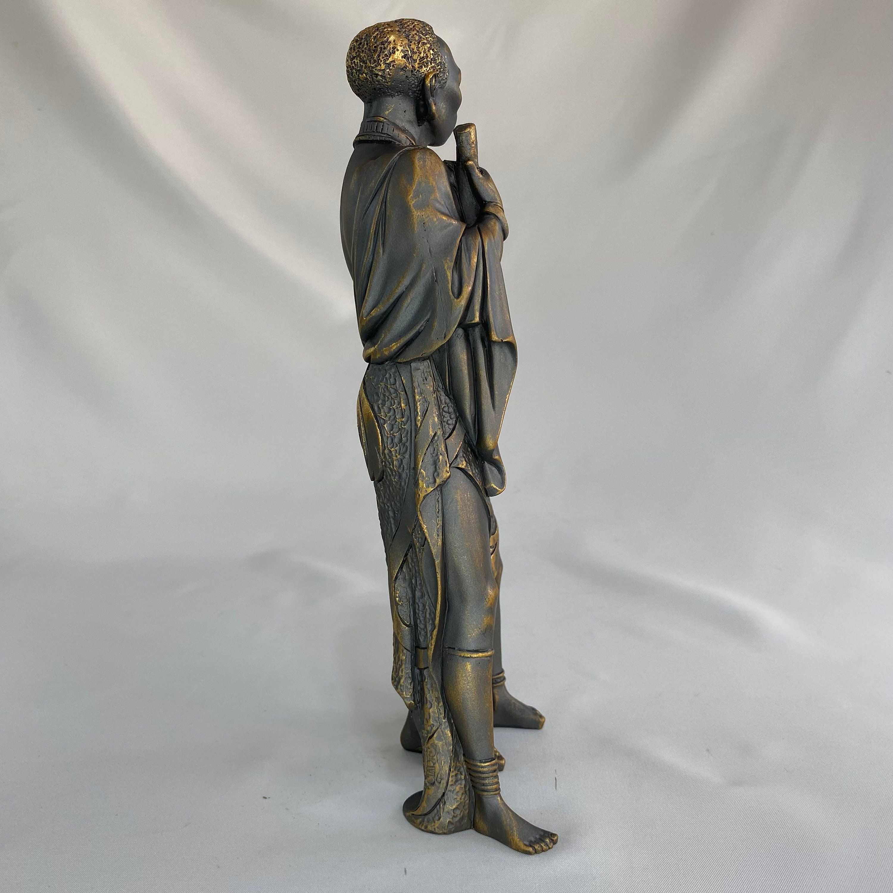 Angolia African Warriors Statue | Antique African Warriors Figurine ...