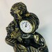 Lion Sculpture and Table Clock Lion Desk Clock for Table Decoration 2 ...