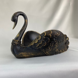 Elegant Swan Shaped Key Bowl for Hallway Accessory Decorative Swan ...