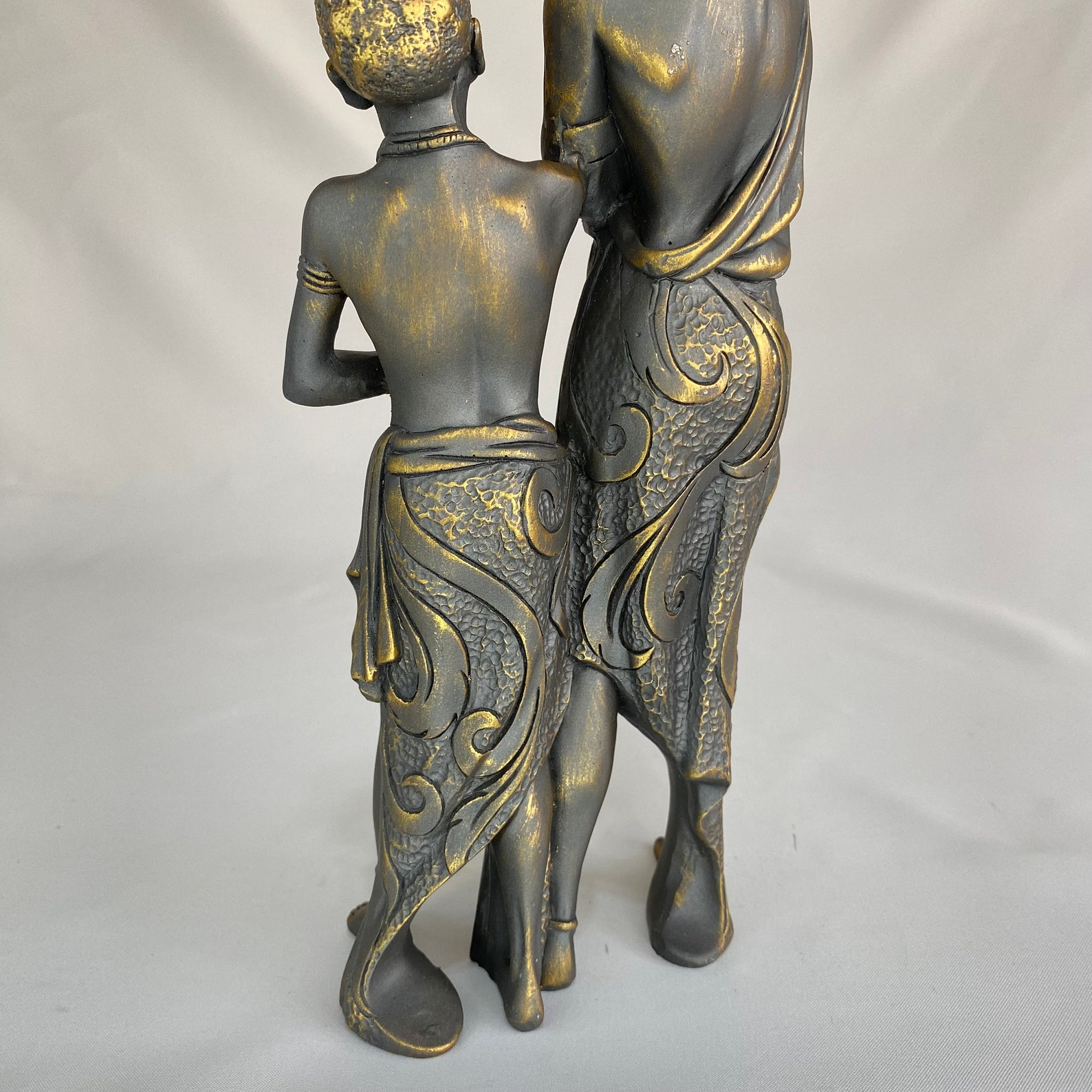 Angolia African Warriors Statue | Antique African Warriors Figurine ...