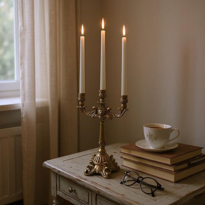 3 Arm Candelabra Antique - Etsy