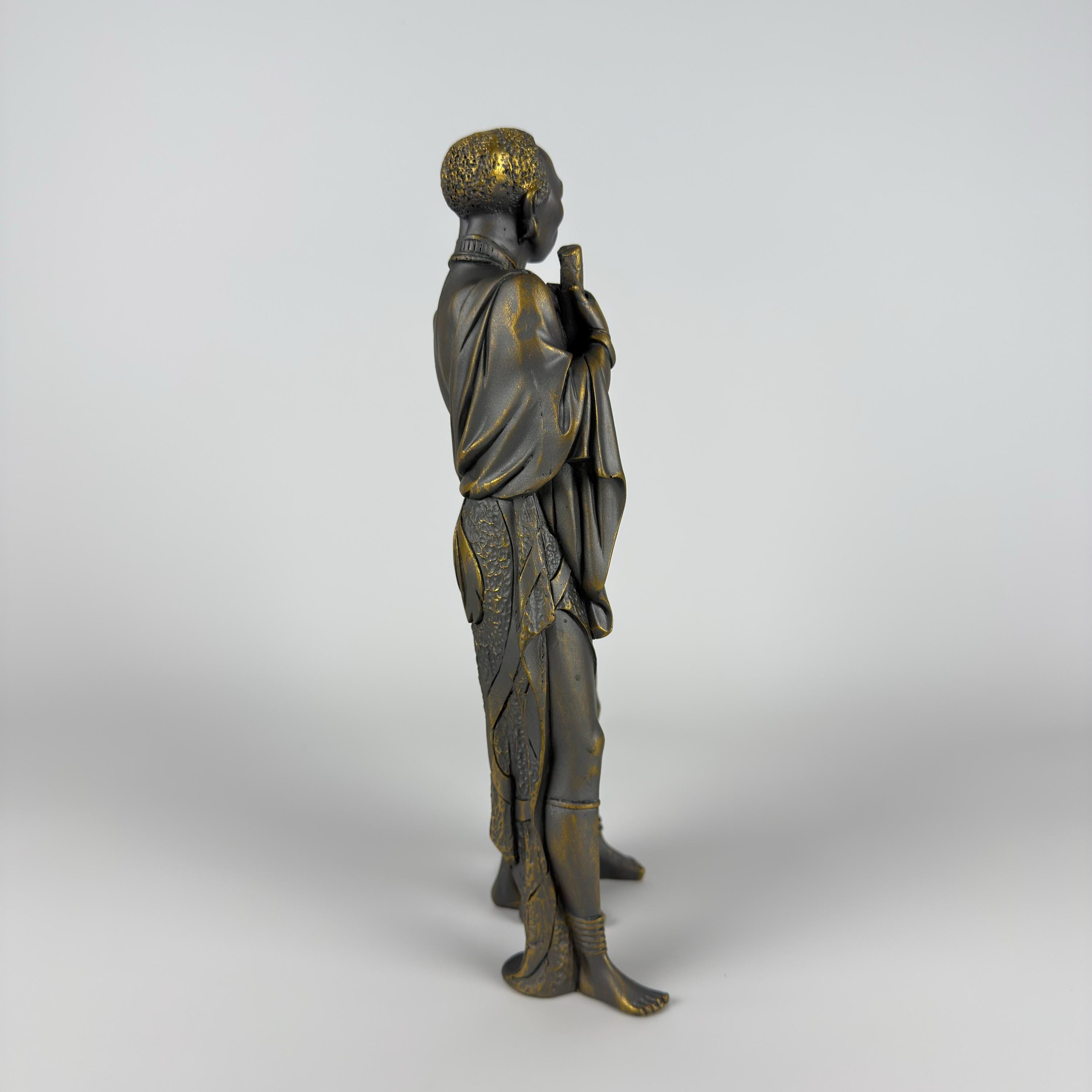 Angolia African Warriors Statue | Antique African Warriors Figurine ...