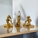Decorative Woman Yoga Poses Statue Set of 3 Yoga Women Sculpture for ...