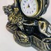 Lion Sculpture and Table Clock Lion Desk Clock for Table Decoration 2 ...