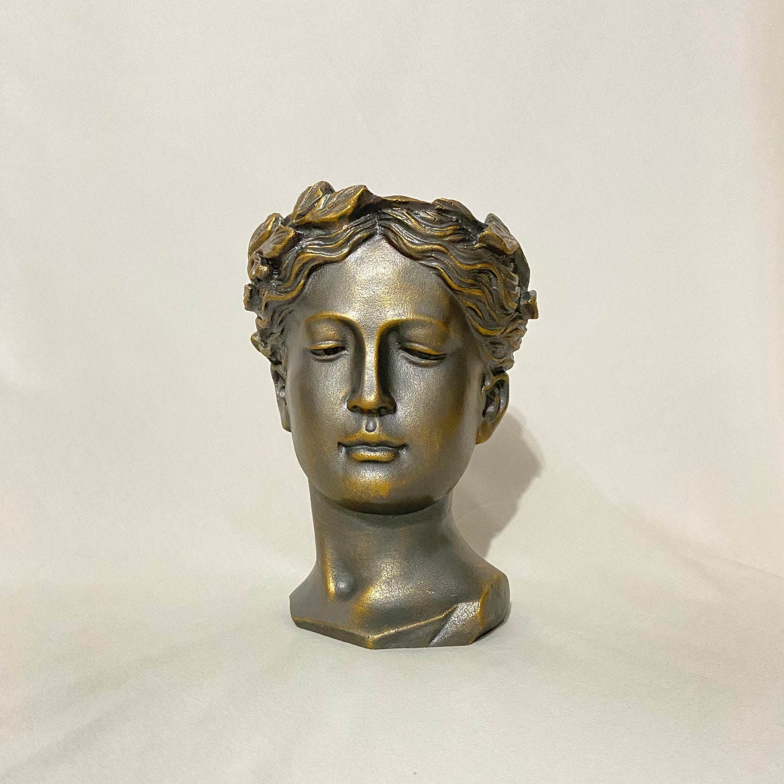 Venus Helen Head Statue, Flower Pot Greek Goddess Planter Bust Flowers ...