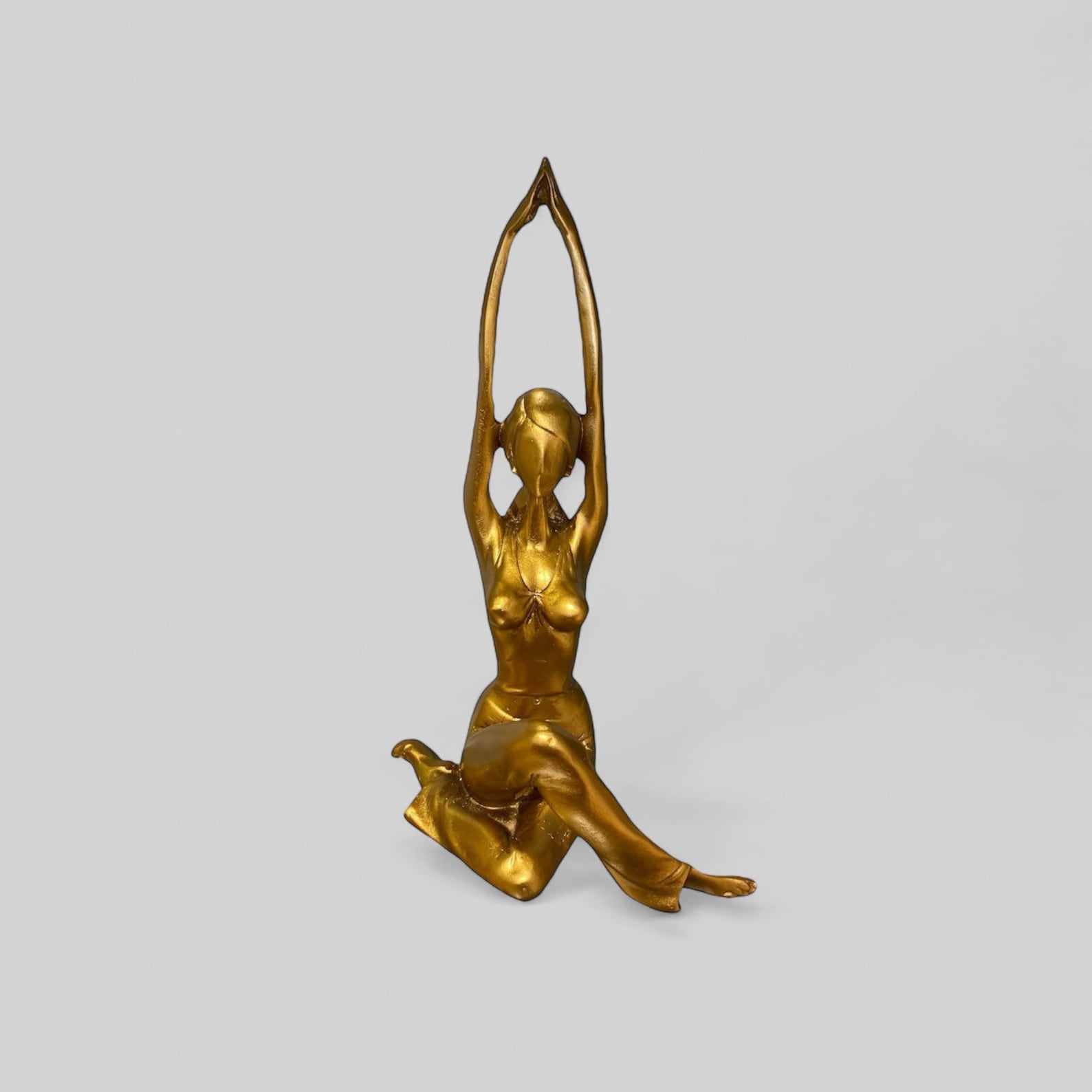 Decorative Woman Yoga Poses Statue Set of 3 Yoga Women Sculpture for ...