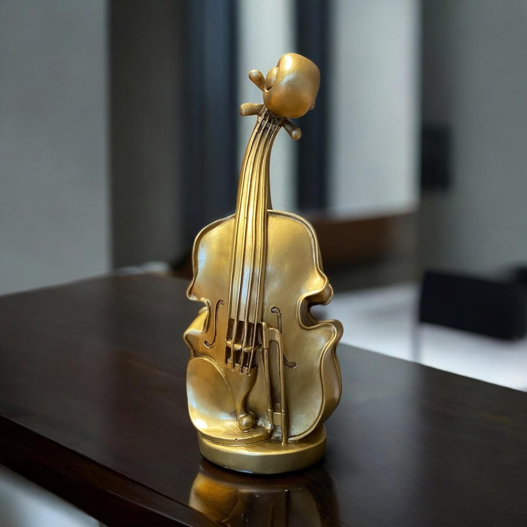 Decorative Violin Replica Statue, Sculpture | Violin Figurine for Table ...