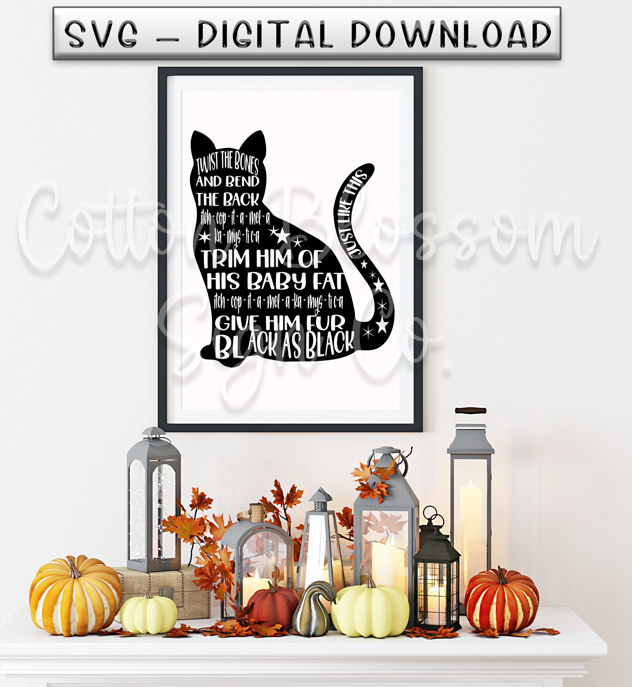 Hocus Pocus|twist the Bones SVG Digital Download - Etsy