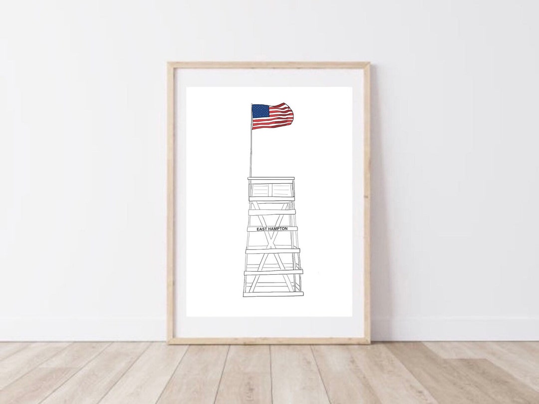 Custom Lifeguard Stand Print - Etsy