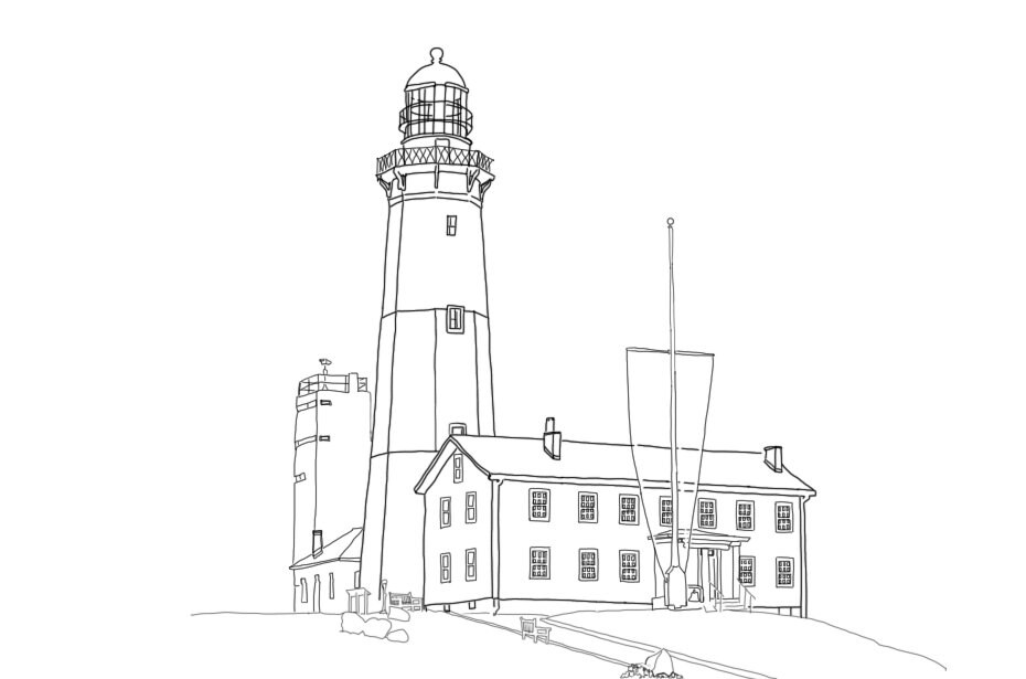 Montauk Lighthouse Art Print - Etsy