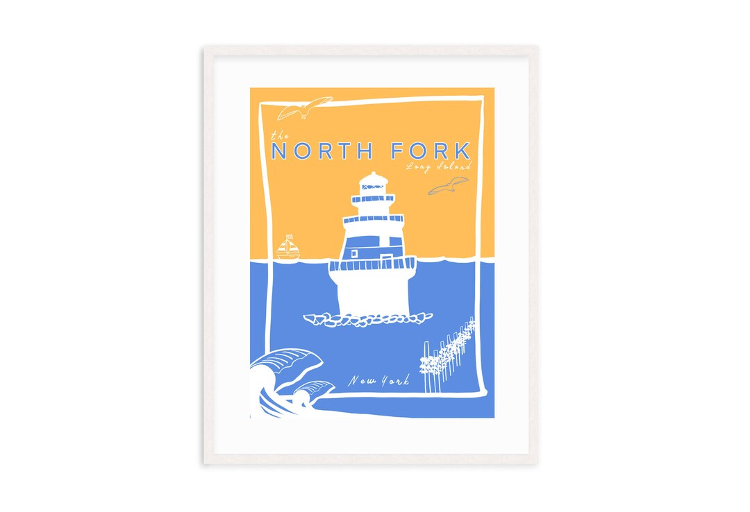 The North Fork Long Island Poster Print - Etsy
