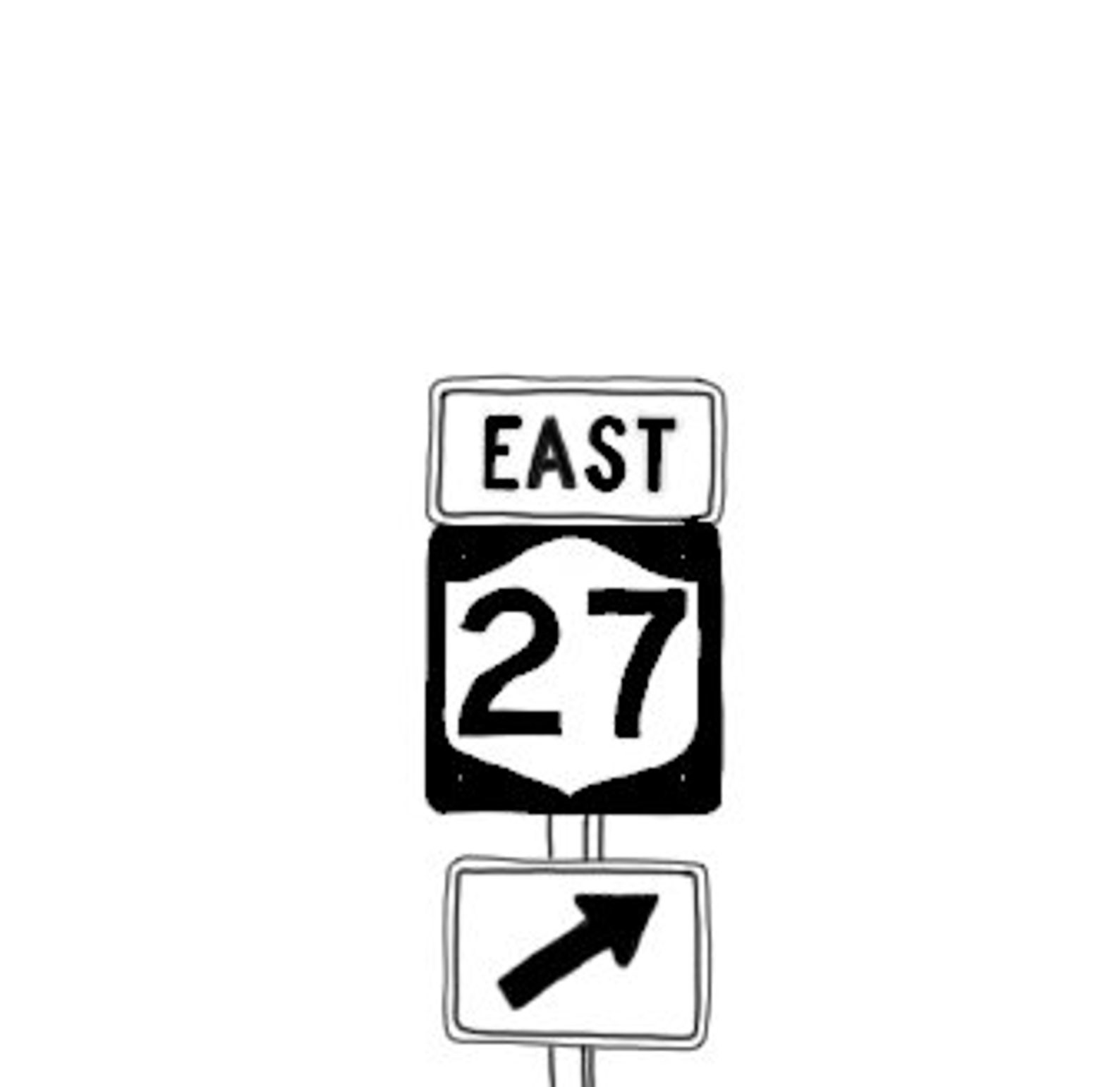 27 East Sign Print - Etsy