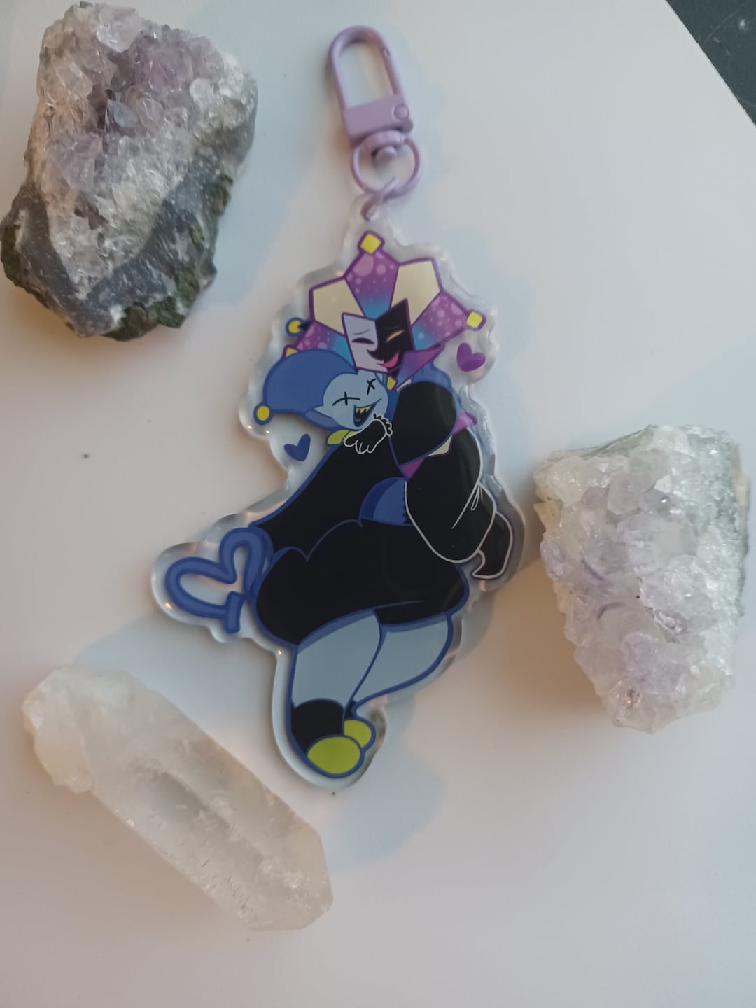 Jevil X Dimentio jeventio Epoxy Acrylic Charms - Etsy