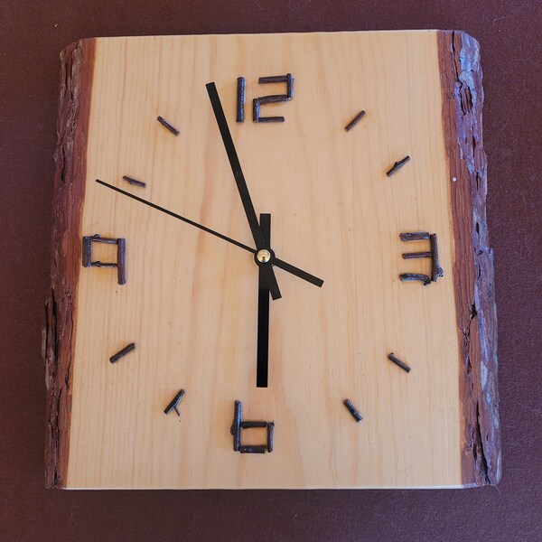 Log Clock - Etsy