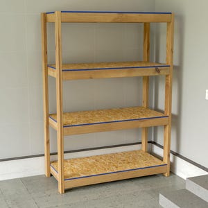 DIY 2x4 Garage Shelves Plans, PDF - Etsy