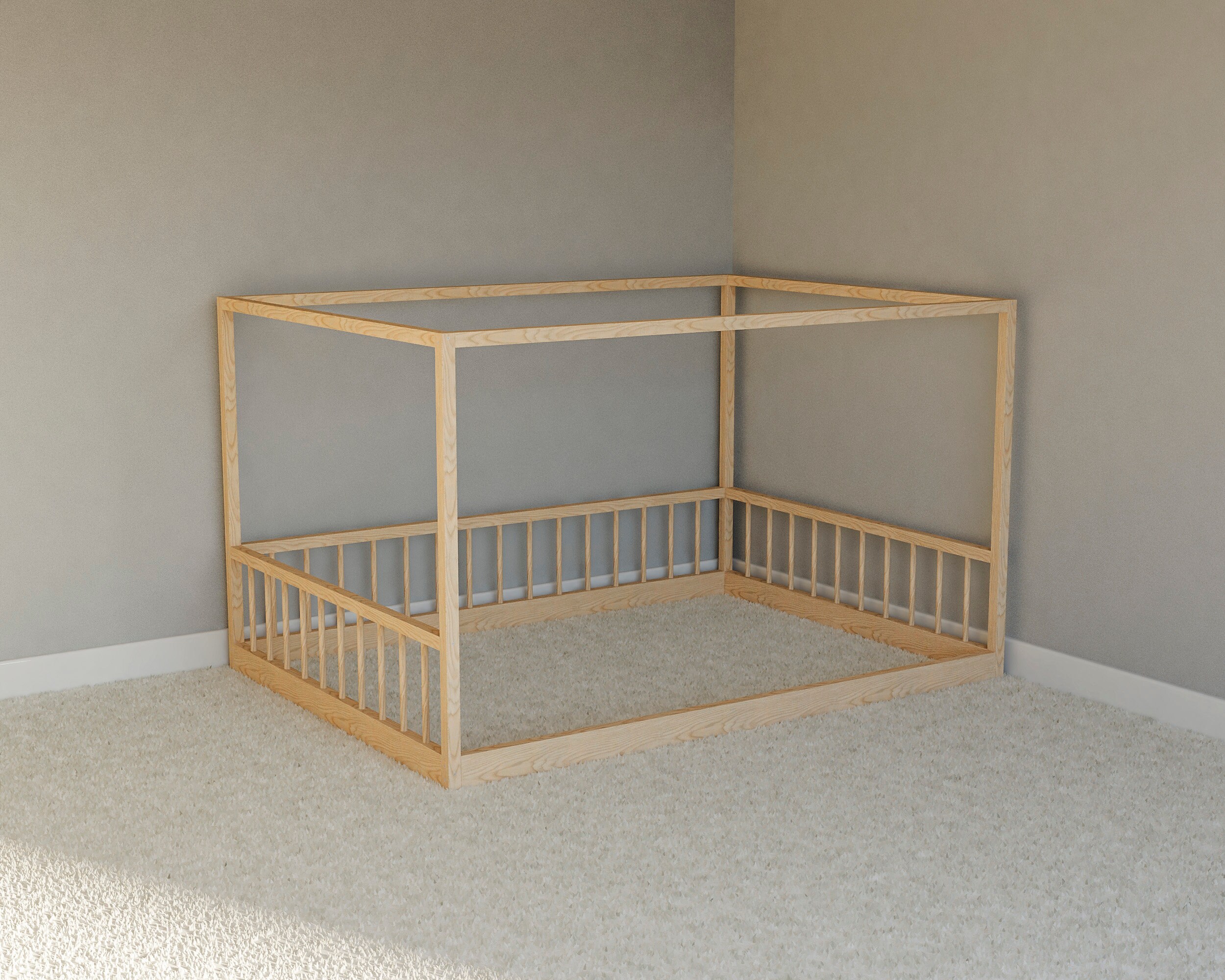 Canopy Floor Bed Plan Full Size PDF DIY - Etsy