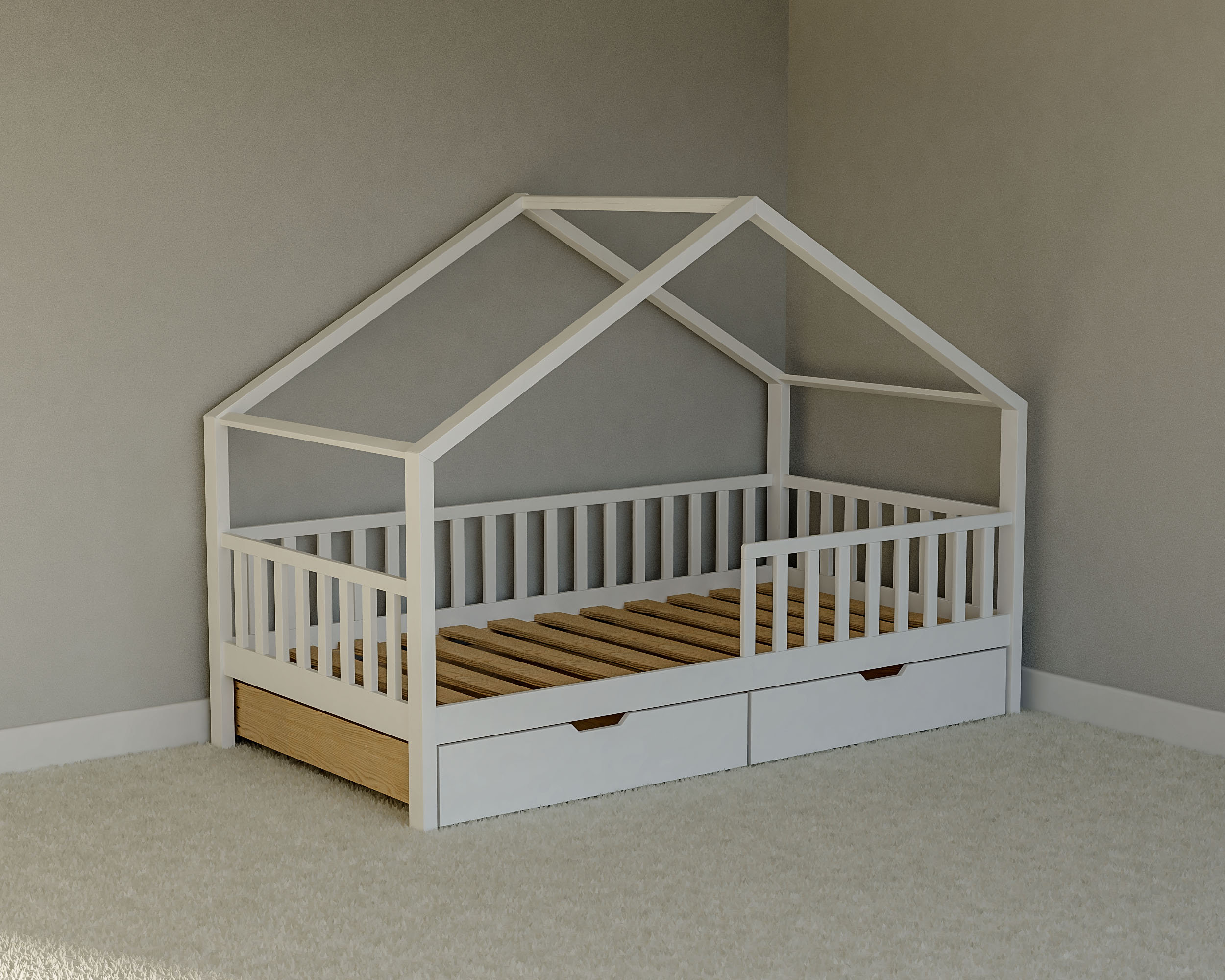 Twin Bed Plan With Storage PDF DIY | Etsy