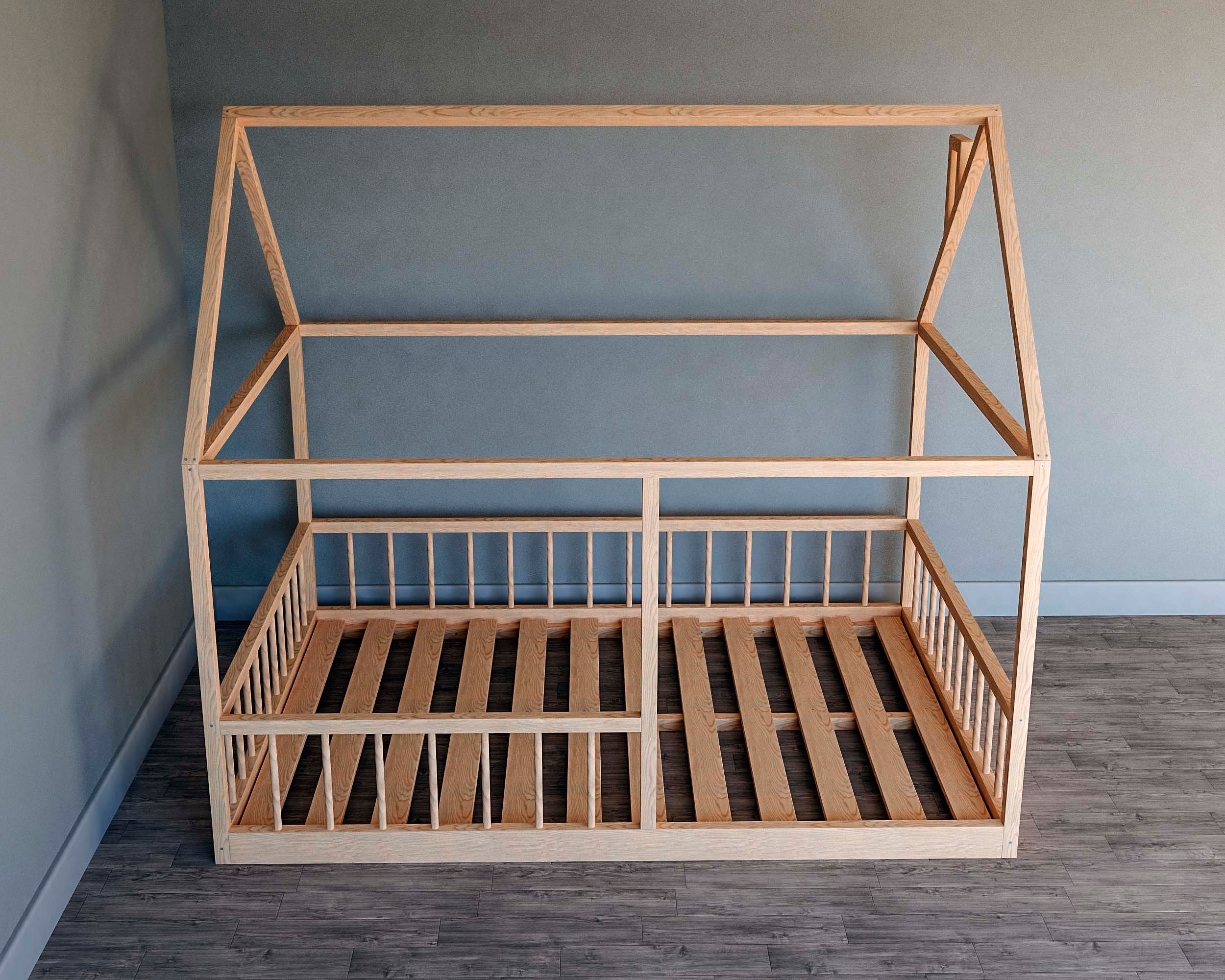 House Bed Plan Full Size DIY PDF | Etsy