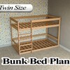 Twin Over Full Bunk Bed Plans, PDF, DIY - Etsy