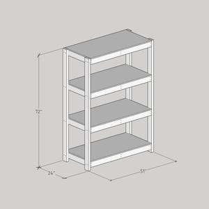 DIY 2x4 Garage Shelves Plans, PDF - Etsy