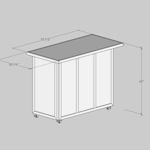 DIY PDF Folding Bar, Collapsible Bar, Portable Bar, Foldable Bar Plan ...