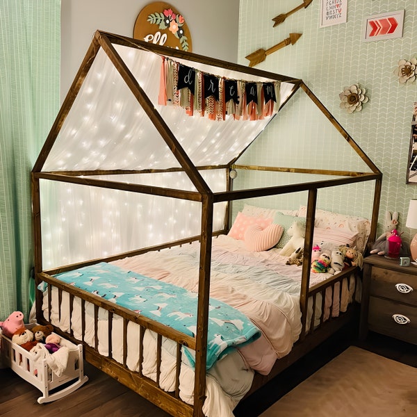 House Bed Frame Full - Etsy