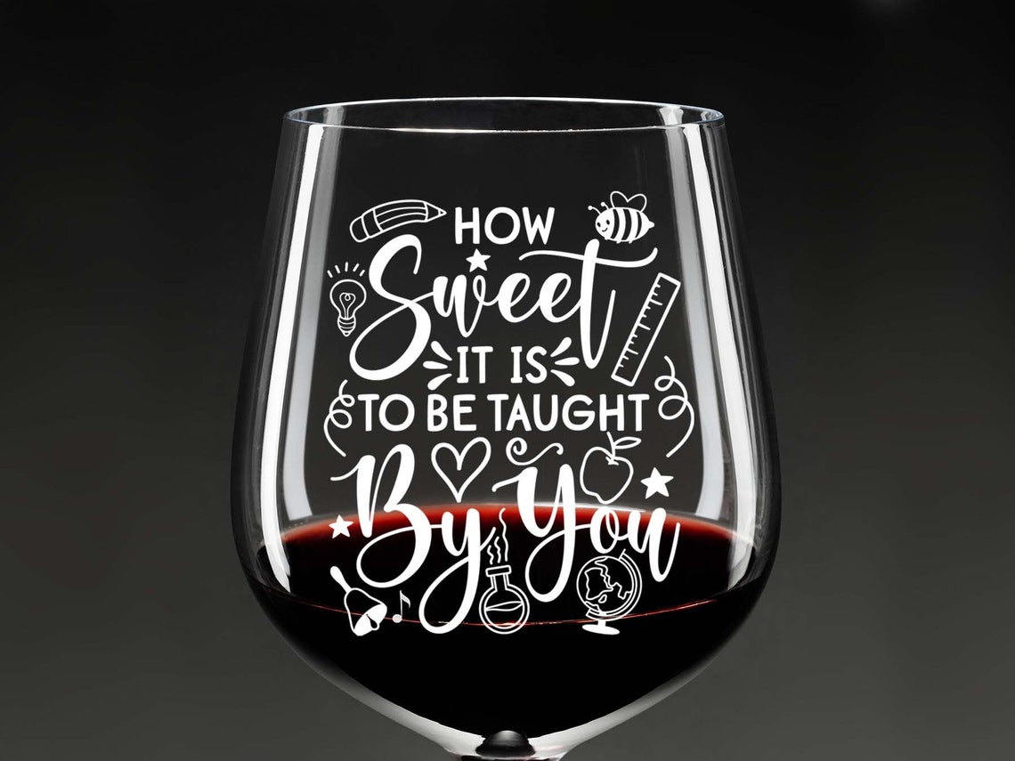 How Sweet It is to Be Taught by You Teacher Appreciation Gift Tag Svg ...