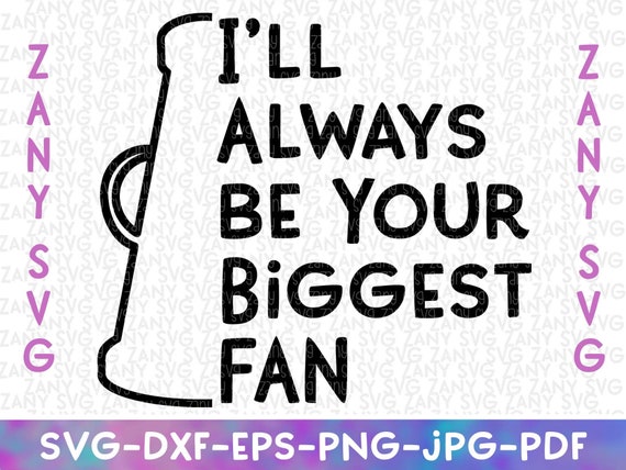 Biggest Cheerleading Fan Biggest Fan Svg File for Cricut Cheer - Etsy