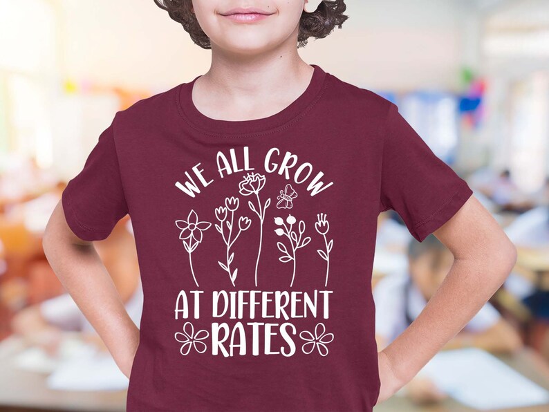 We All Grow at Different Rates Svg Elementary Teacher Svg - Etsy
