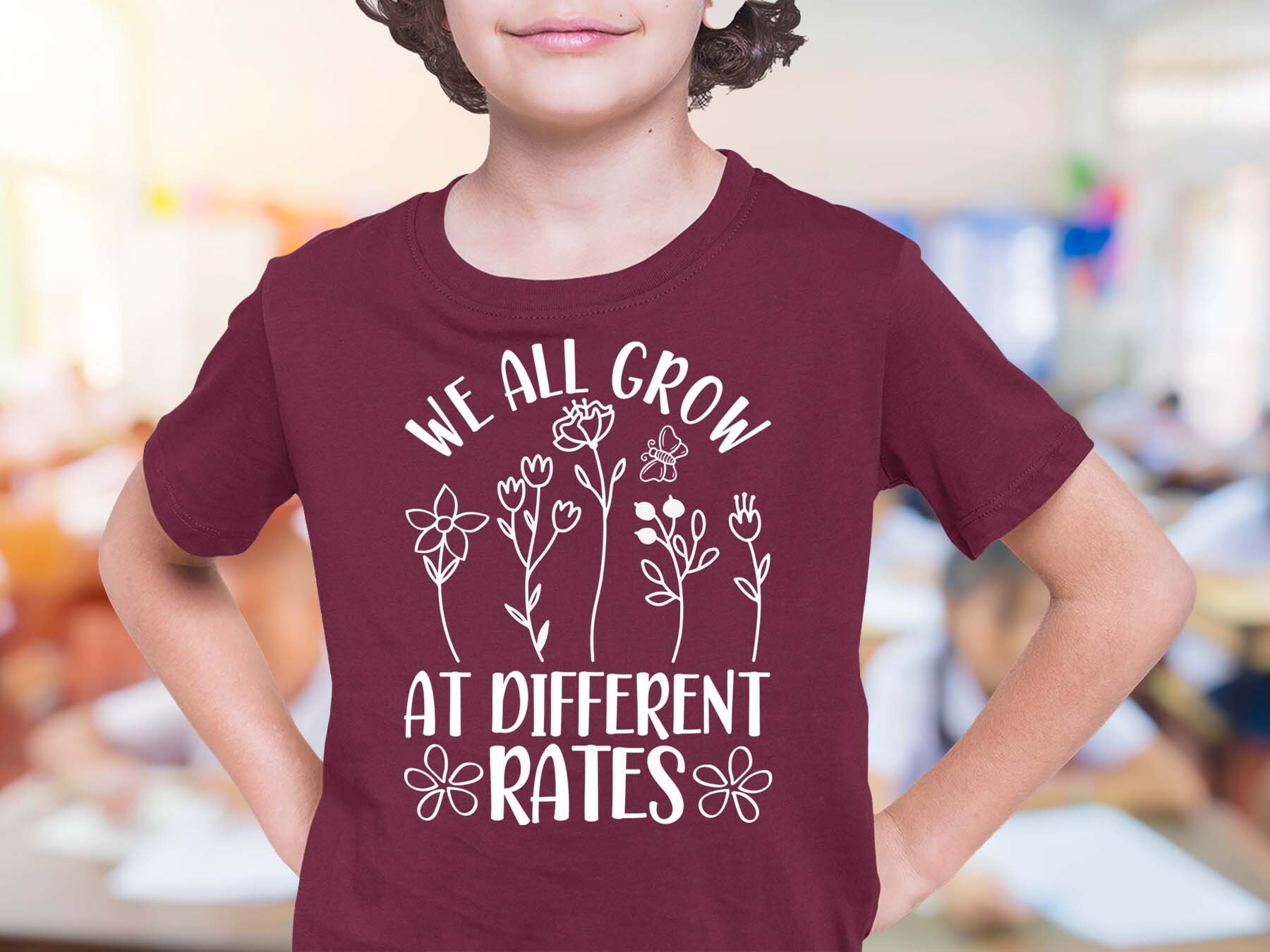 We All Grow at Different Rates Svg Elementary Teacher Svg - Etsy
